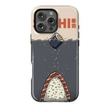 Sushi Shark Funny Cartoon Art Phone Case for iPhone 17 16 15 14 13 12 ...