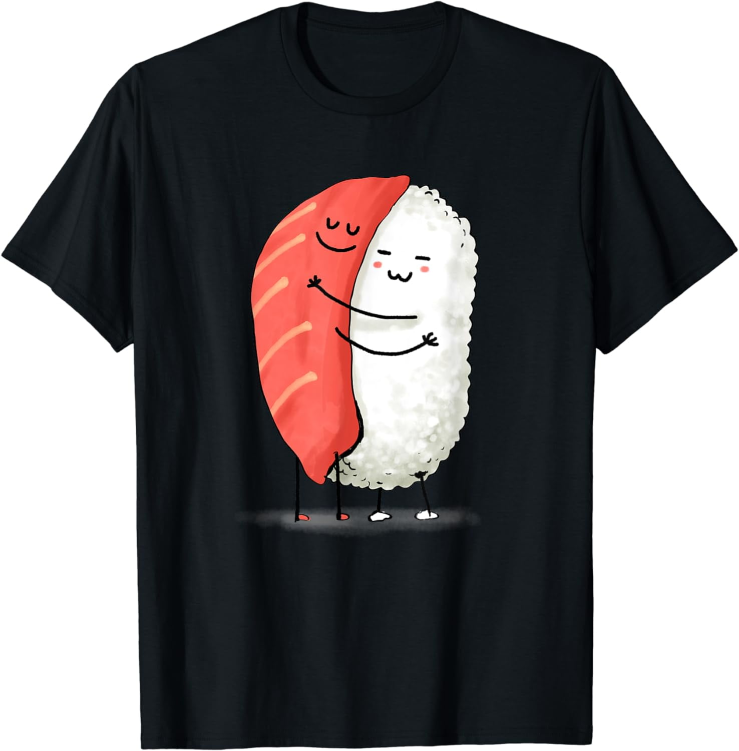 Sushi Shirt Sushi Hug Cute Kawaii Japanese Food Sushi Lover T-Shirt ...