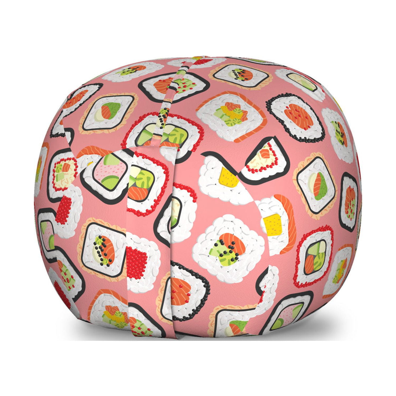 Sushi Storage Toy Bag Chair, Famous Food of Japan Yummy Dish with ...