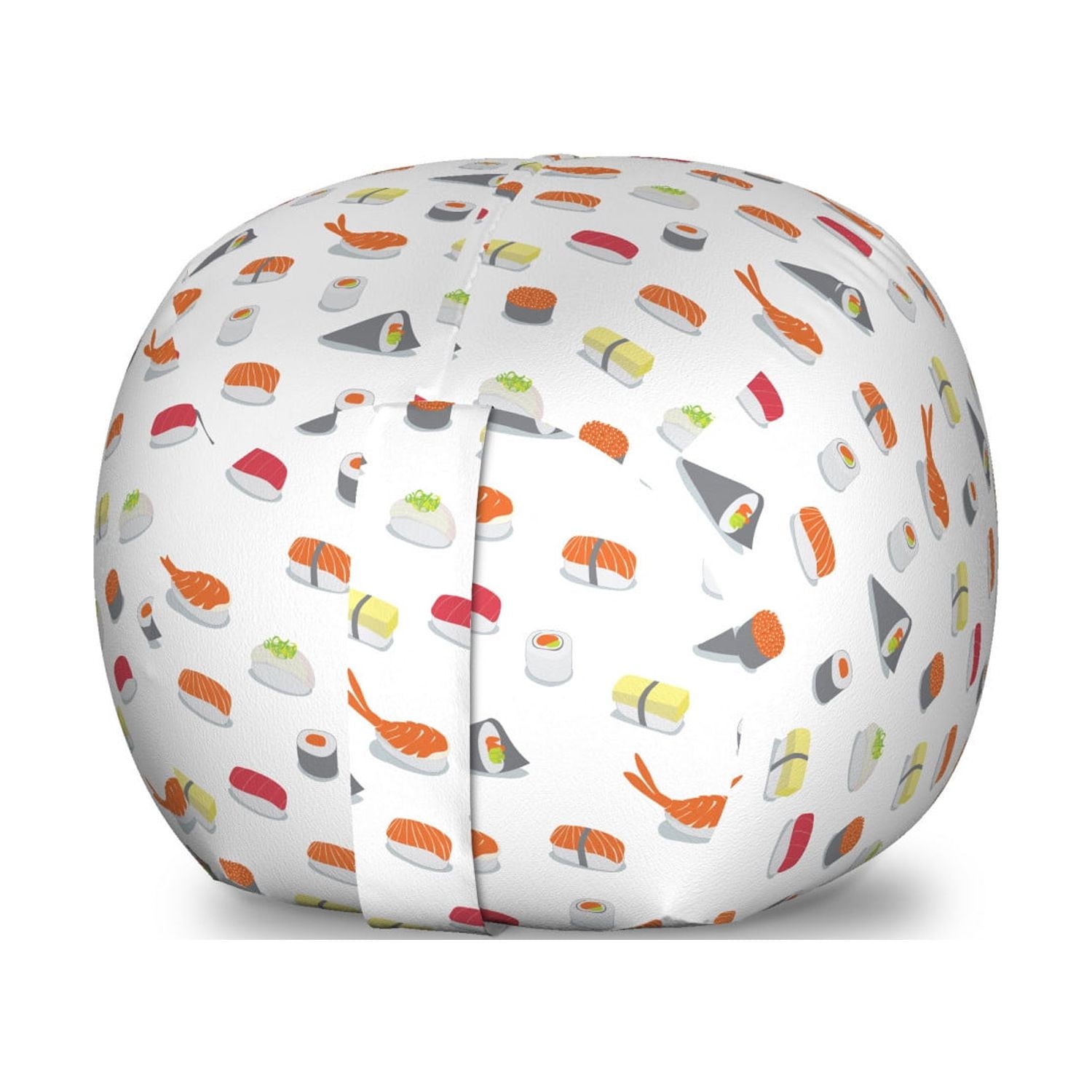 Sushi Storage Toy Bag Chair, Traditional Japanese Dishes Concept Veggie ...