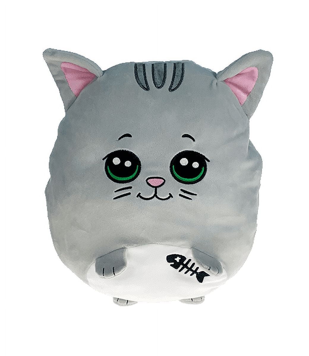 Plush Gear Sushi the Cat Stuffa Squishie Soft Squishy Cat Plush Toy - Walmart.com