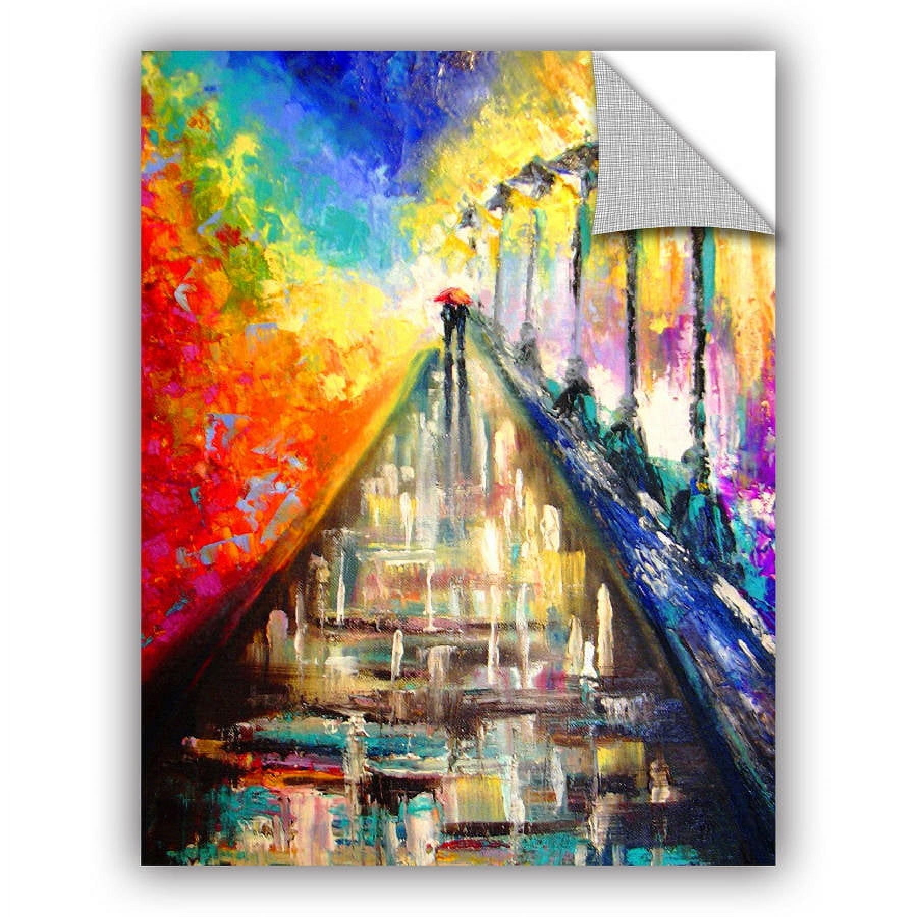 Susi Franco Rainy Paris Evening Wall Art - Abstract Image - Walmart.com