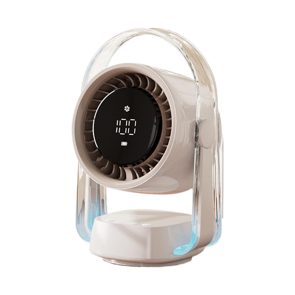 Suspended Cold Desktop Fan for Home Charging, Digital Display Turbo ...