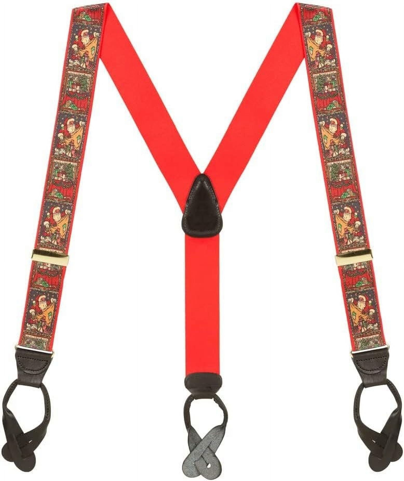 Suspender Store Novelty Kris Kringle Suspenders - 1.5-Inch Wide Elastic ...