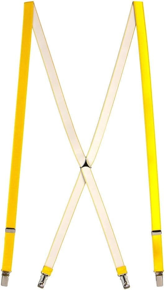 Suspender Store Skinny Satin Suspenders - 3/4-Inch Wide Elastic - X ...
