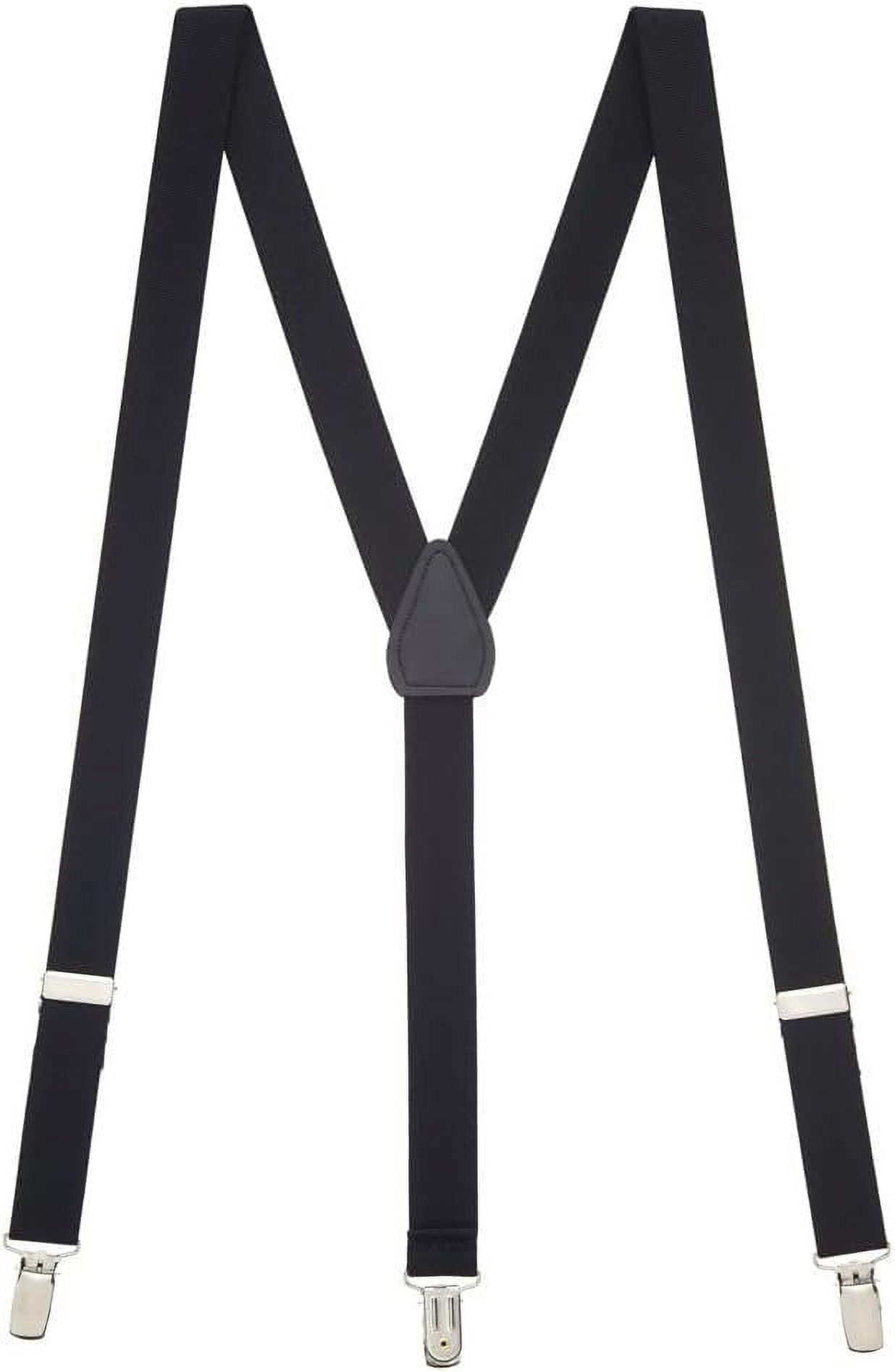 Suspender Store Solid Color Suspenders - 1-Inch Wide Elastic - Y-Back ...