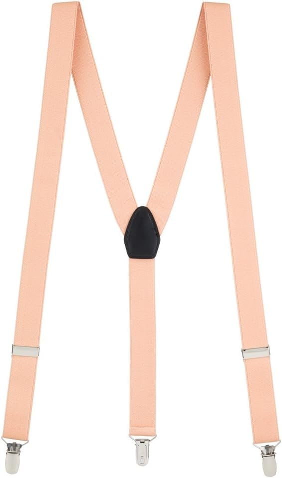 Suspender Store Solid Color Y-Back Suspenders - 1-Inch Wide Elastic ...