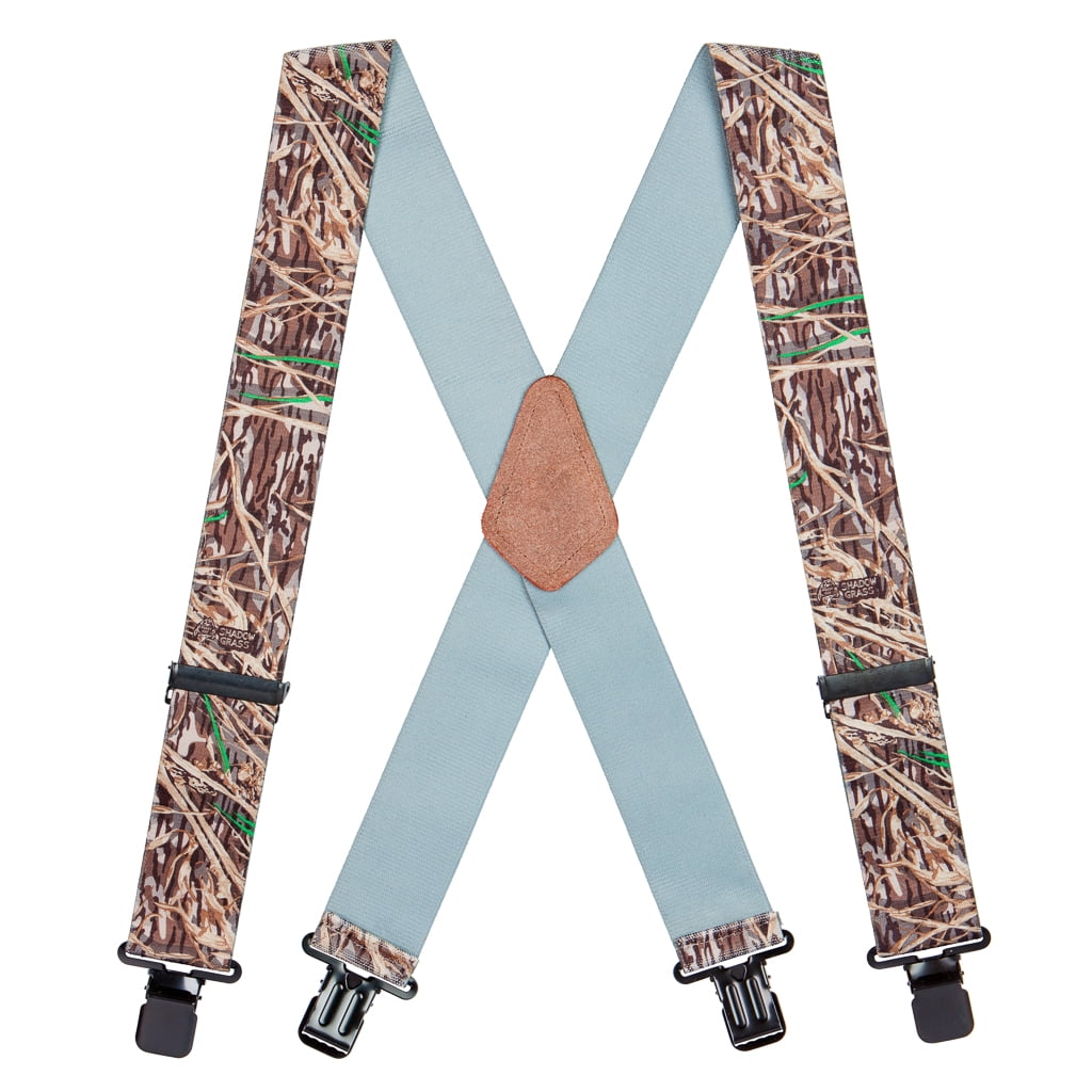 SuspenderStore Camo Suspenders - 2-Inch Wide Elastic - CLIP - 6 ...