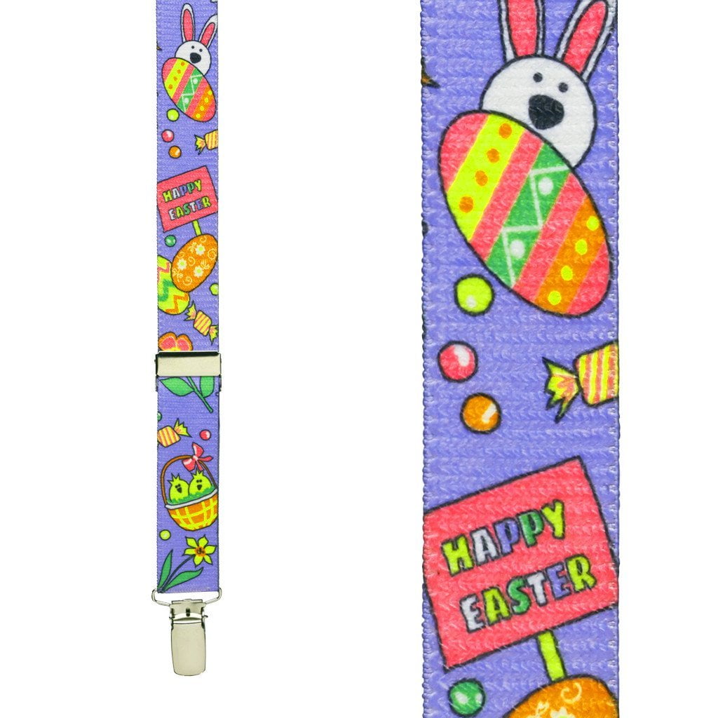 SuspenderStore Easter Suspenders - 1.5-Inch Wide Elastic - Clip - 3 ...