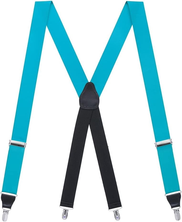 SuspenderStore Grosgrain Solid Color Suspenders - Drop Clip Attachment ...