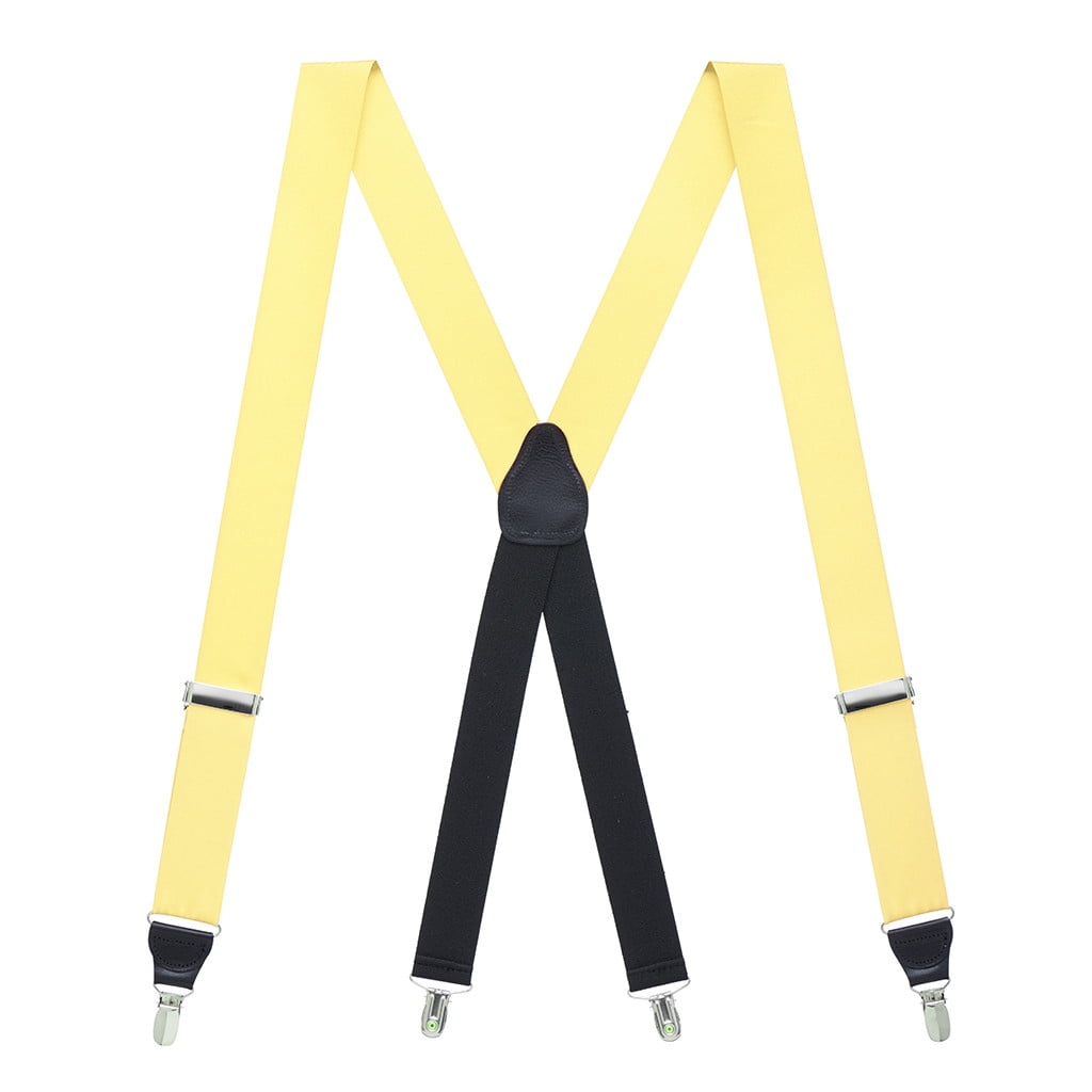 SuspenderStore Grosgrain Solid Color Suspenders - Drop Clip Attachment ...