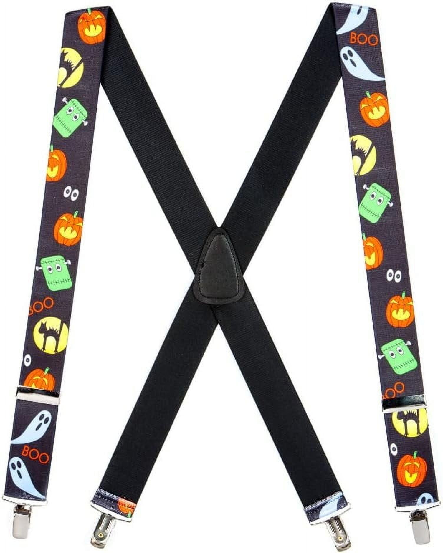 Suspender Store Novelty Halloween Suspenders - 1.5-Inch Wide Elastic ...