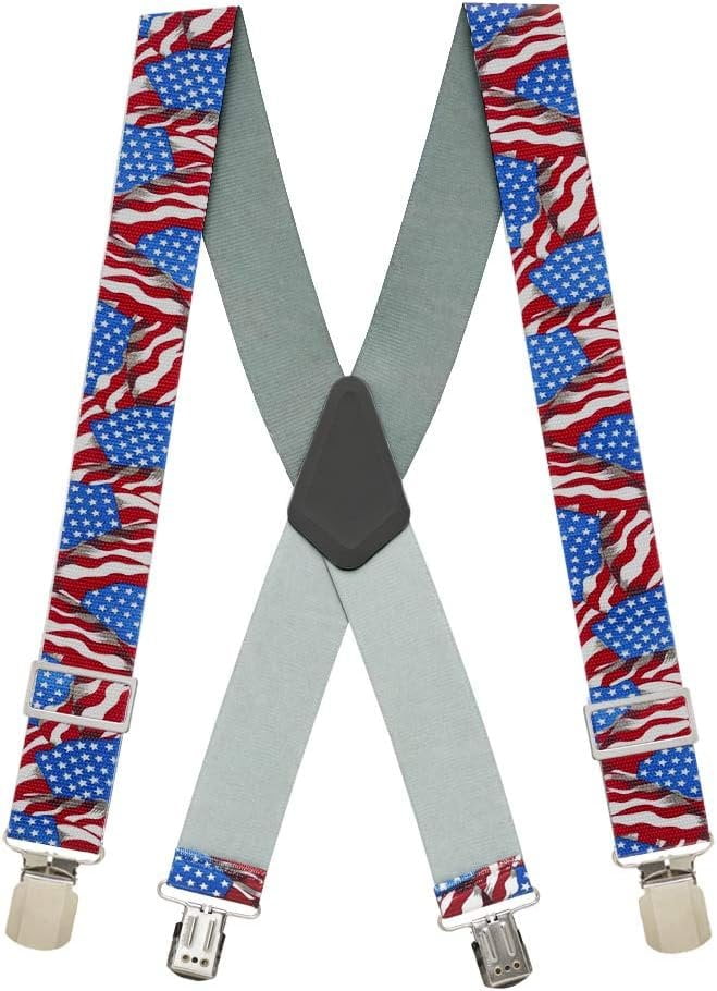 Suspender Store Heavy Duty Non-Stretch Work Suspenders - 2" Wide ...