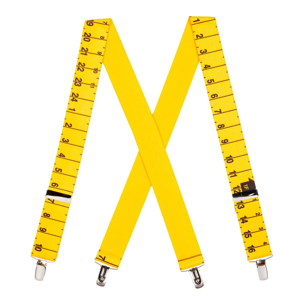 SuspenderStore Kids' Tape Measure Suspenders - 1.5-Inch Wide Elastic ...