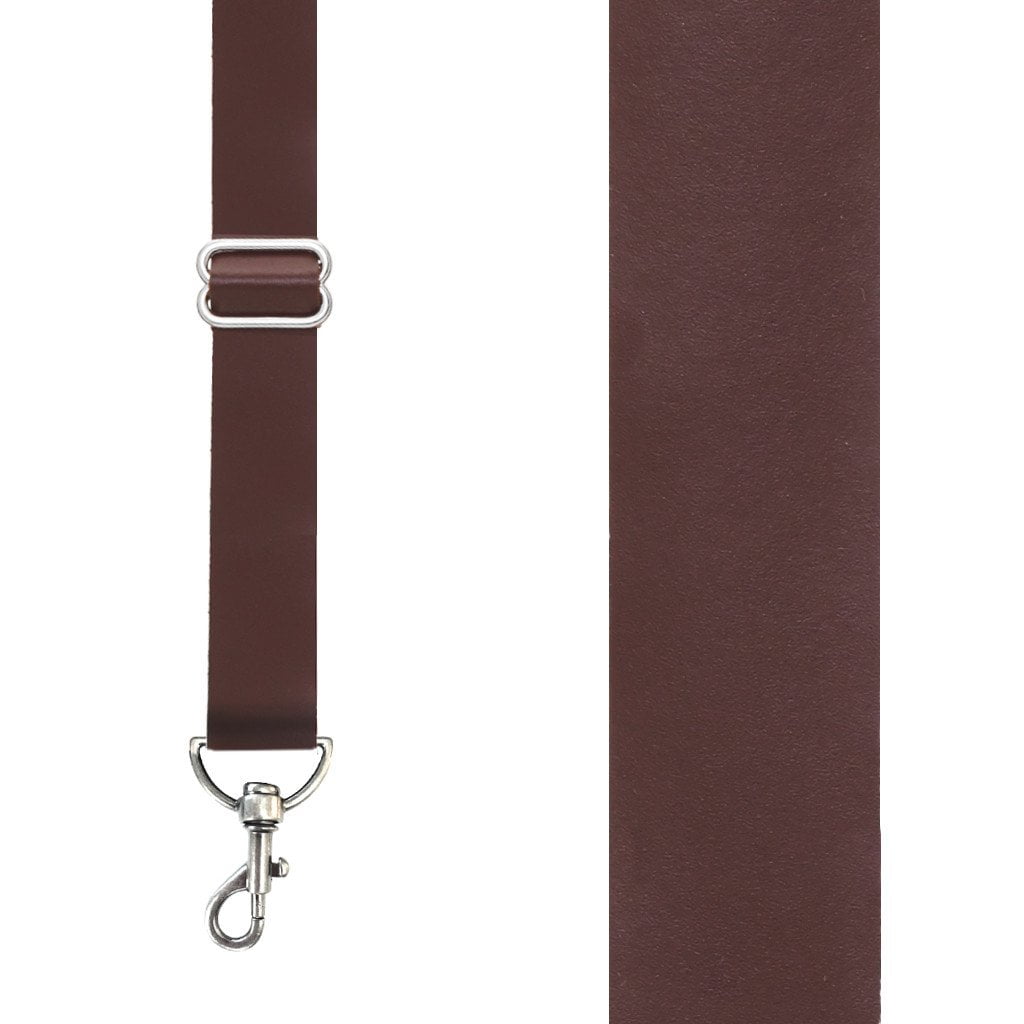 SuspenderStore Leather 1-Inch Wide Trigger Snap Suspenders - Walmart.com
