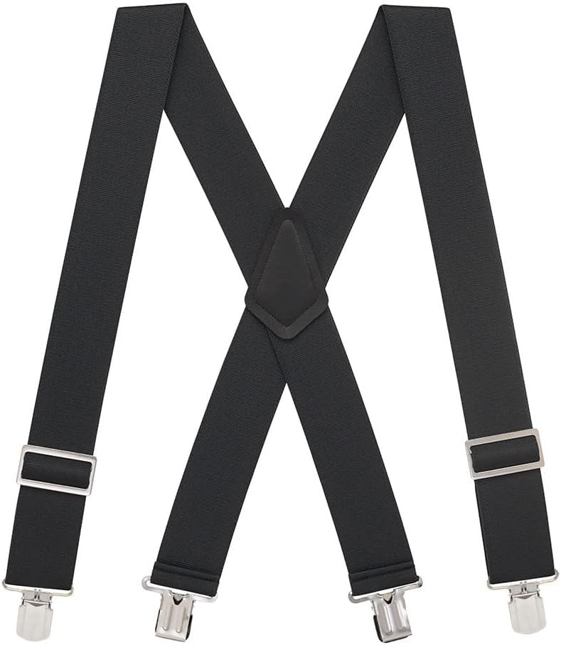SuspenderStore Logger Suspenders - Low Stretch, Pin Clip - 5 Colors & 4 ...
