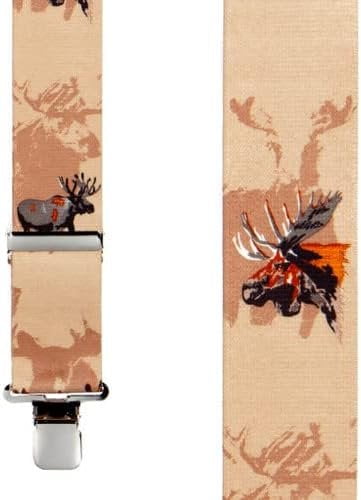 Suspender Store Novelty Moose Suspenders - 2-Inch Wide Elastic - Gator ...