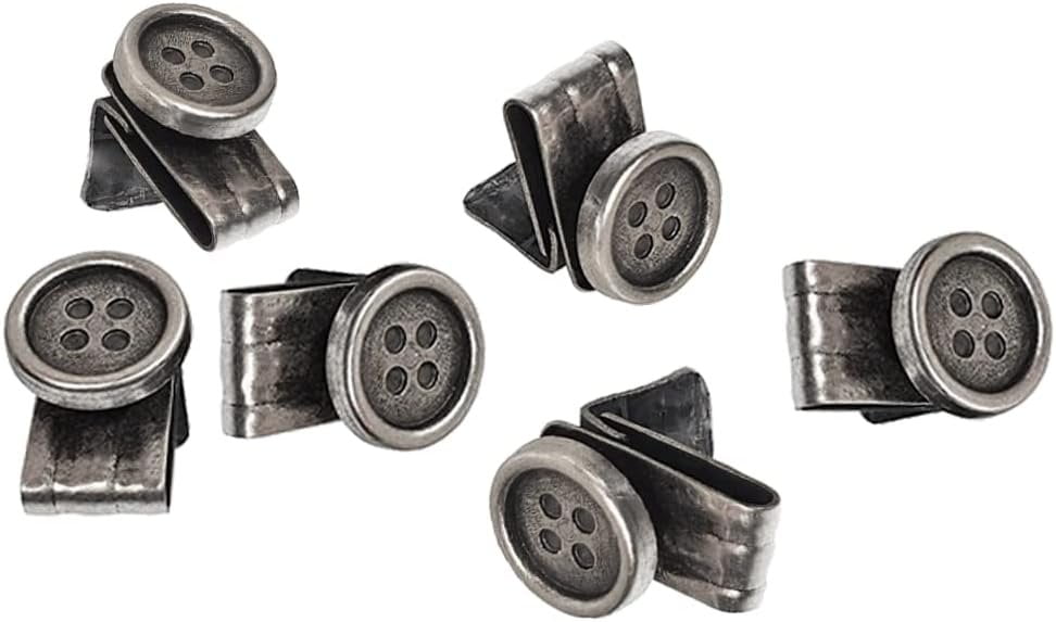 Suspender Store No-Sew EZ-Buttons movable - Set of 6 One Size - Walmart.com