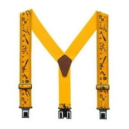 SuspenderStore Tape Measure Suspenders - 2-Inch Wide Elastic - Gator ...