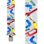 SuspenderStore Tape Measure Suspenders - 2-Inch Wide Elastic - Gator ...