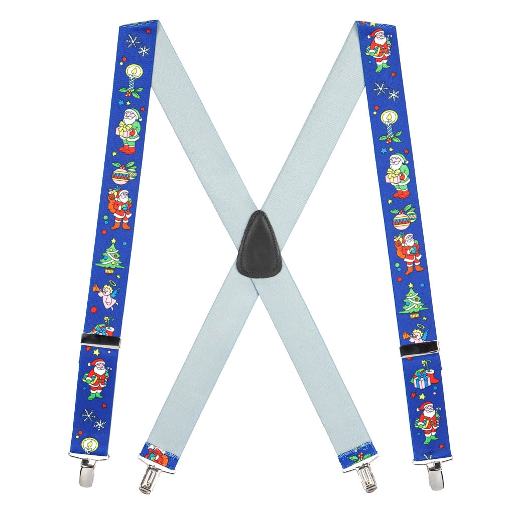 SuspenderStore Santa Christmas Suspenders - Clip - 3 Colors & 4 Sizes ...