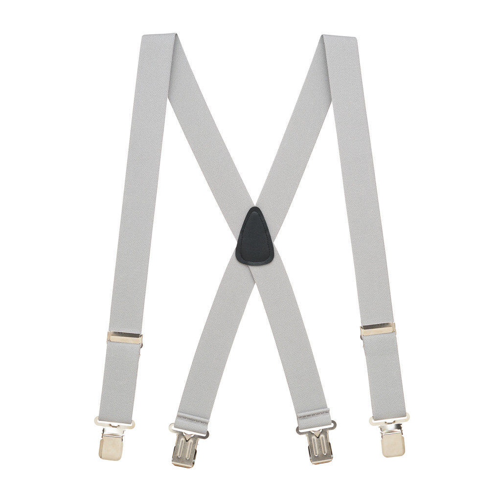 SuspenderStore Solid Color Suspenders -1.5-Inch Wide Elastic - Gator ...