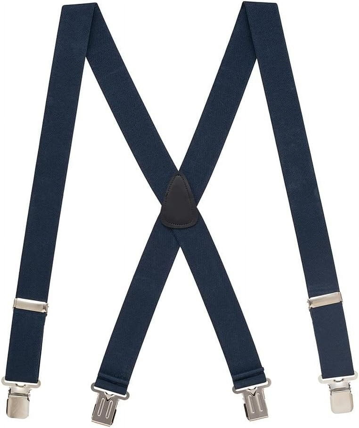 SuspenderStore Solid Color Suspenders -1.5-Inch Wide Elastic - Gator ...