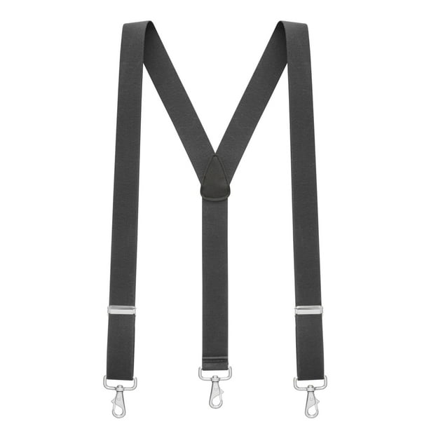 SuspenderStore Solid Color Suspenders -1.5-Inch Wide Elastic - Trigger ...
