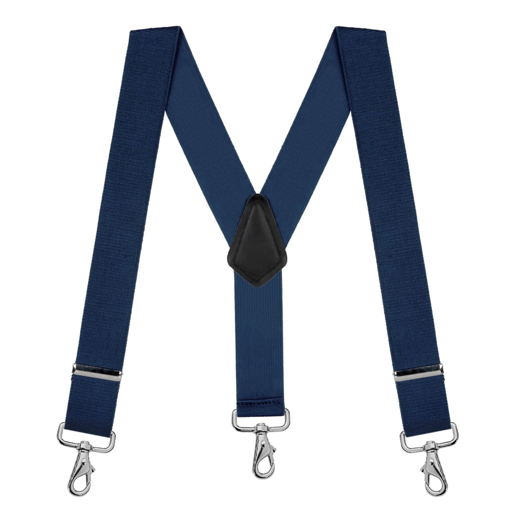 SuspenderStore Solid Color Suspenders - 2-Inch Wide Elastic - TRIGGER ...