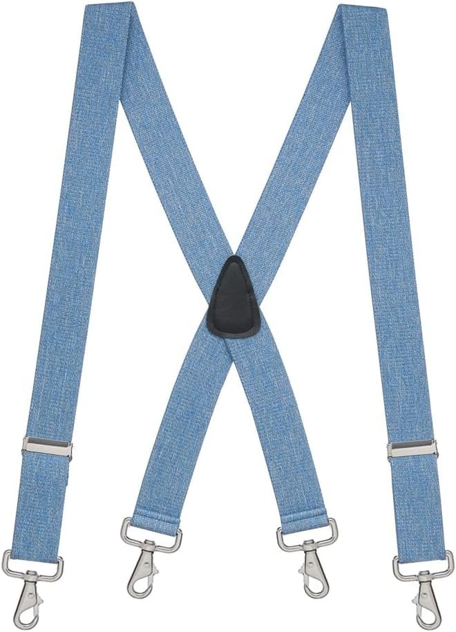 Suspender Store Solid Color Suspenders - 1.5-Inch Wide - X-Back ...