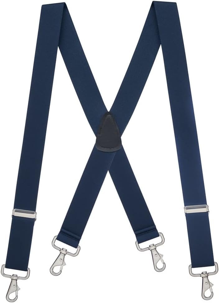 Suspender Store Solid Color Suspenders - 1.5-Inch Wide - X-Back ...