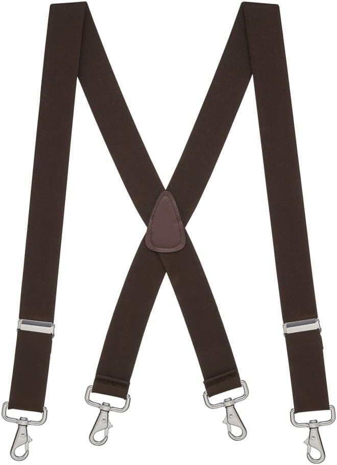 Suspender Store Solid Color Suspenders - 1.5-Inch Wide - X-Back ...