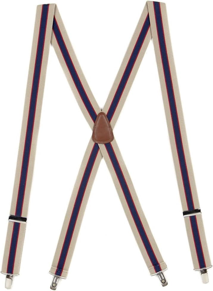 Suspender Store Stripes, Checks & Polka Dots Suspenders - 1.5-Inch Wide ...
