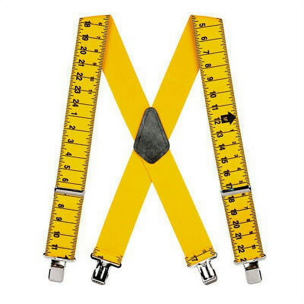 SuspenderStore Tape Measure Suspenders - 2-Inch Wide Elastic - Gator ...