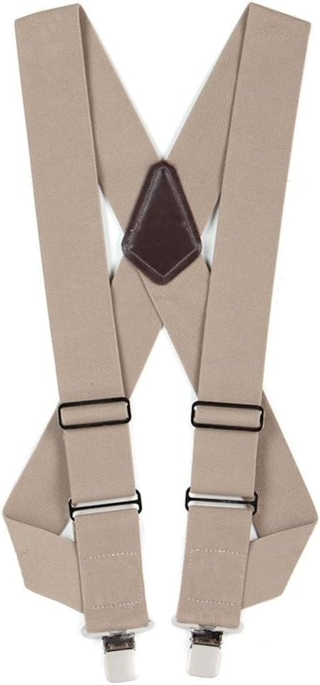 Suspender Store Side-Clip Trucker Suspenders - 2-Inch Wide Elastic ...