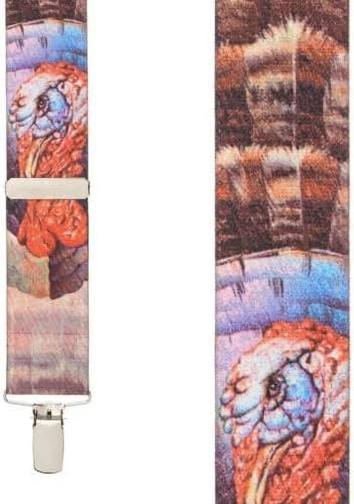 Suspender Store Novelty Turkey Suspenders - 1.5-Inch Wide Elastic - X ...