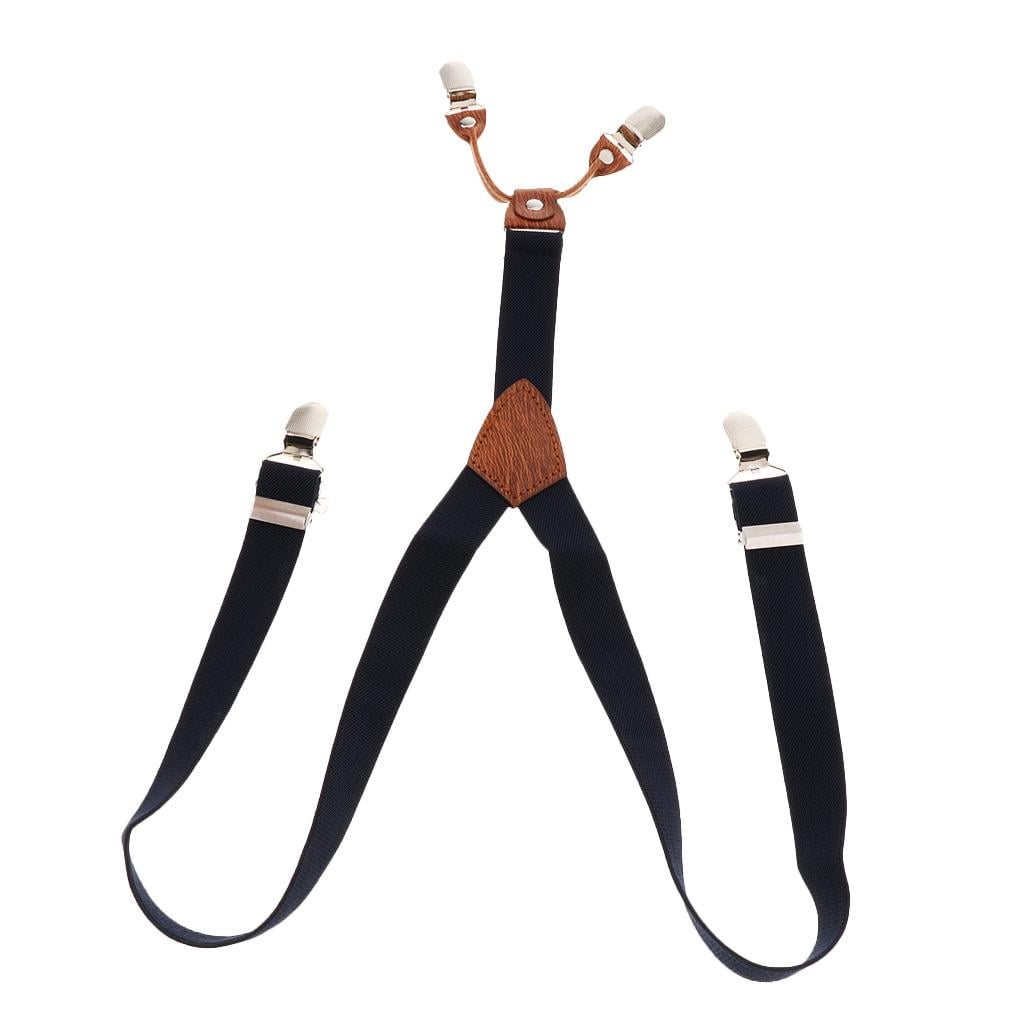 Suspenders Y Back Strap Support Adjustable Suspender For Kids Navy ...