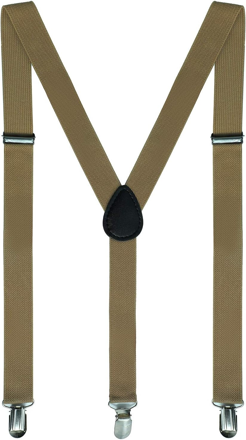 Suspenders for Adult Y Shape with Strong Metal Clips Adjustable Elastic ...