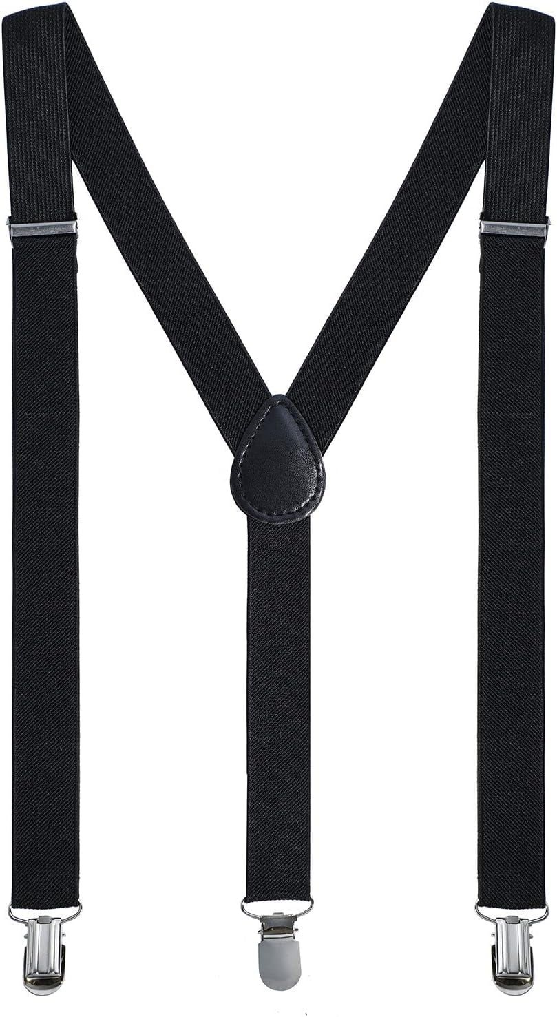 Suspenders for Adult Y Shape with Strong Metal Clips Adjustable Elastic ...