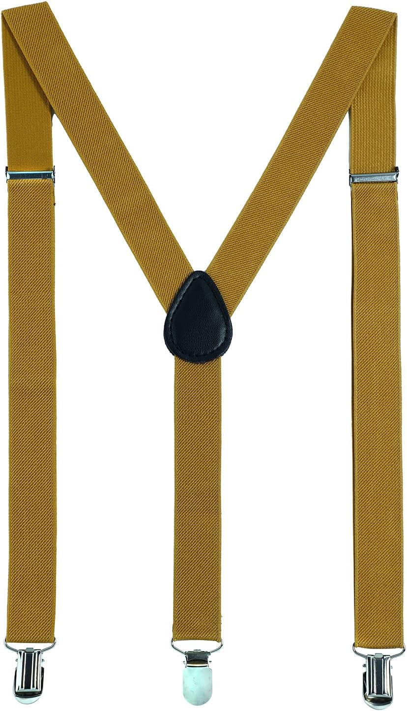 Suspenders for Adult Y Shape with Strong Metal Clips Adjustable Elastic ...
