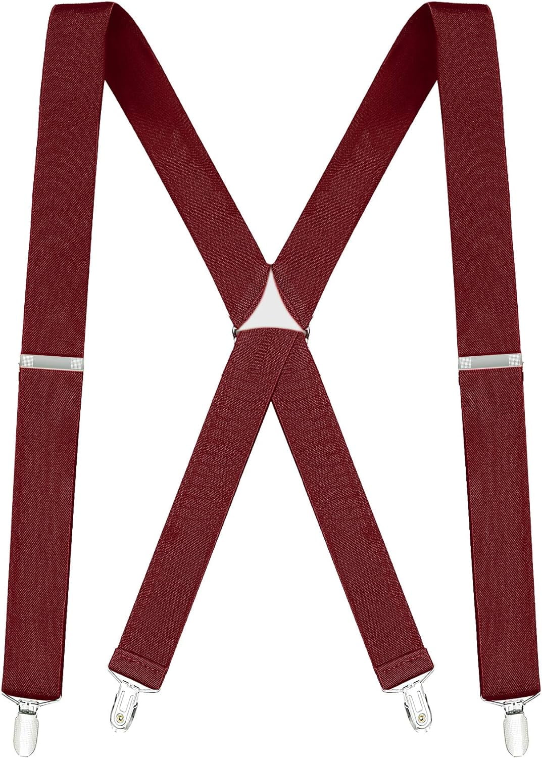 Suspenders for Men - 48" Elastic Adjustable Straps 1 1/4" - X Back ...