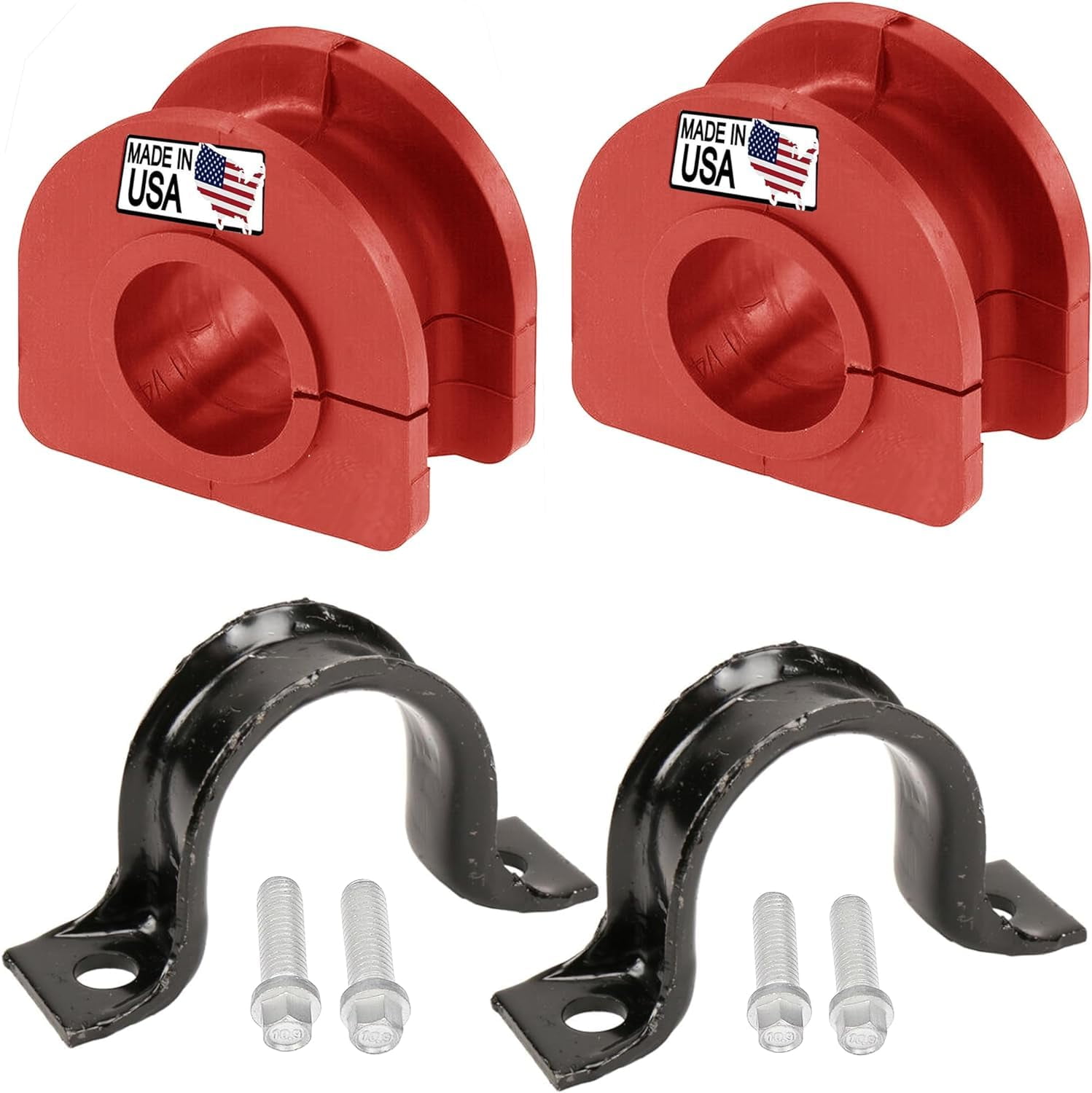 Suspension Dudes PAIR Rear Sway Bar CODE RED Bushing Kit FITS Escalade ...