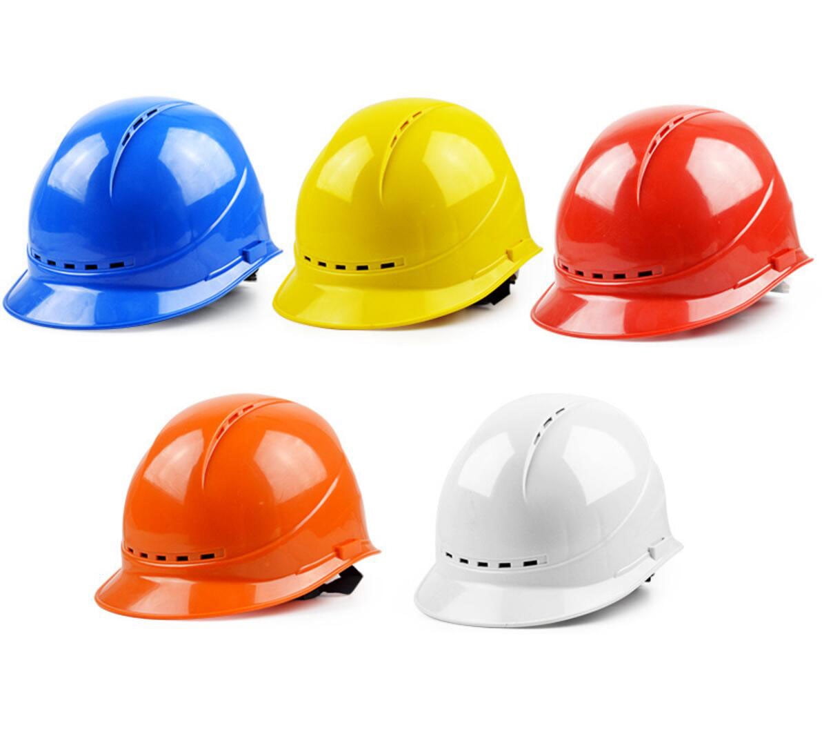 Suspension Hard Hat Bulk Safety Helmets with Vents and Cotton Brow Pad ...