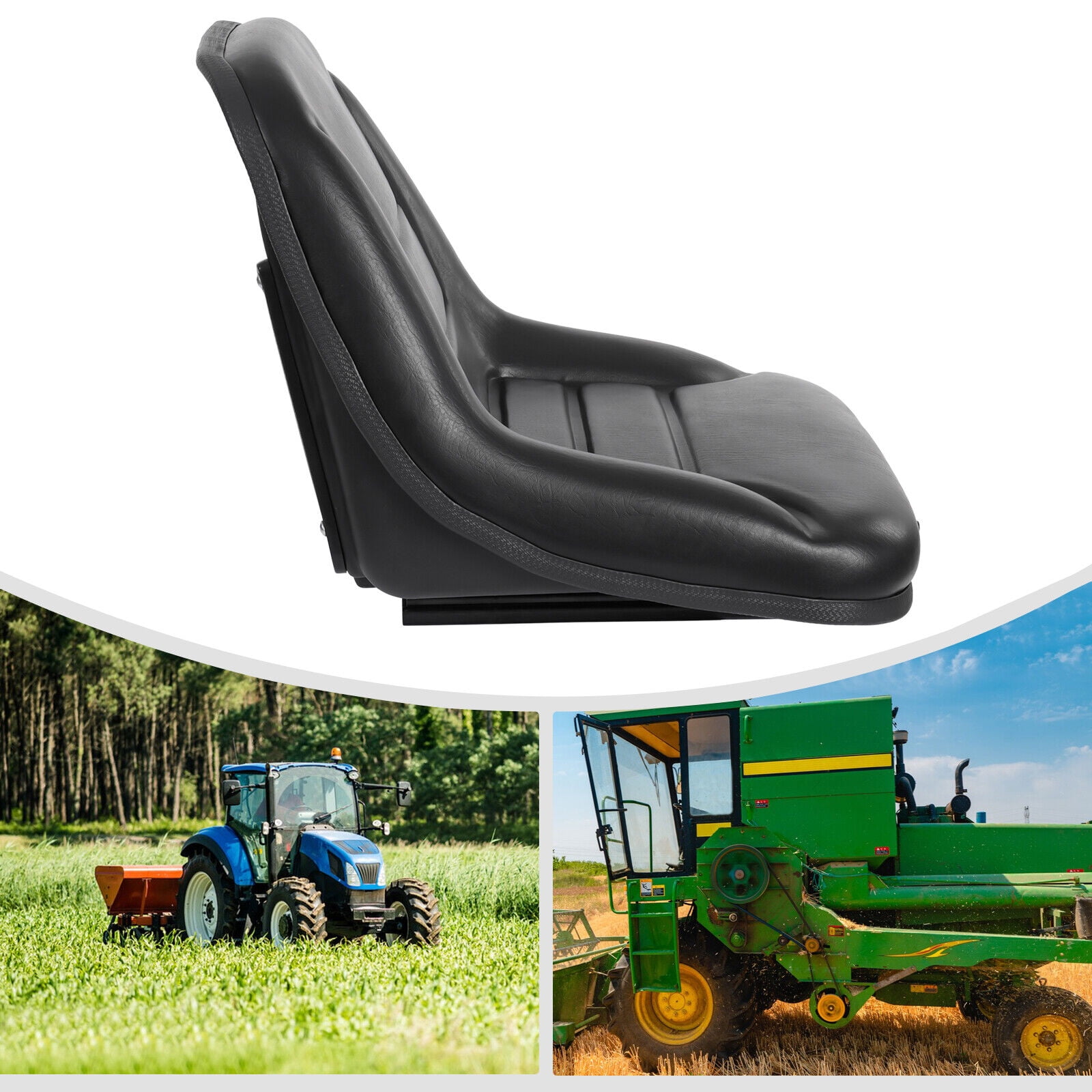 Suspension Seat for Tractor, Universal Forklift Seat Garden Tractor ...