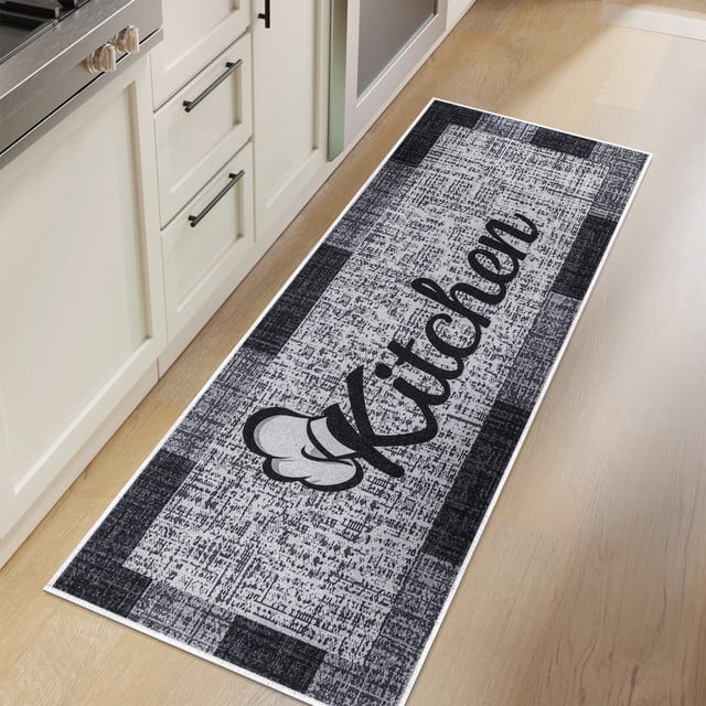 SussexHome Non Skid Washable Kitchen Runner Rug - 70 % Cotton Kitchen ...