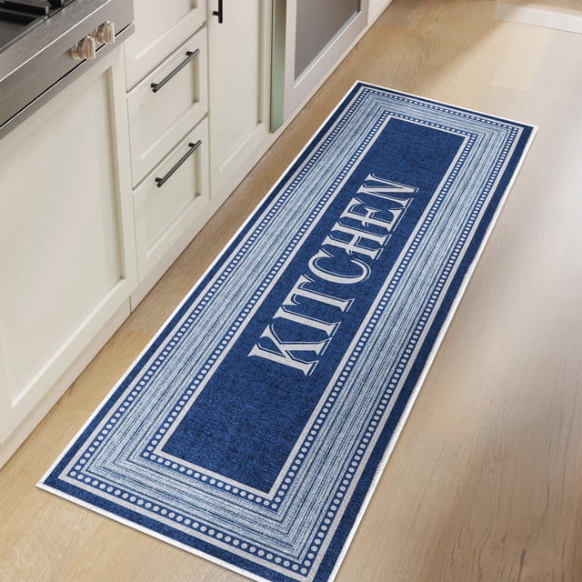 SussexHome Non Skid Washable Kitchen Runner Rug - 70 % Cotton Kitchen ...