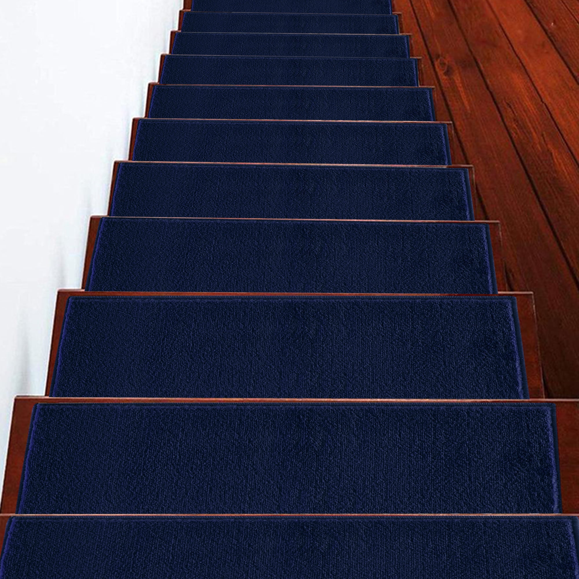 Sussexhome Carpet Stair Treads for Wooden Steps - Indoor Staircase Step ...