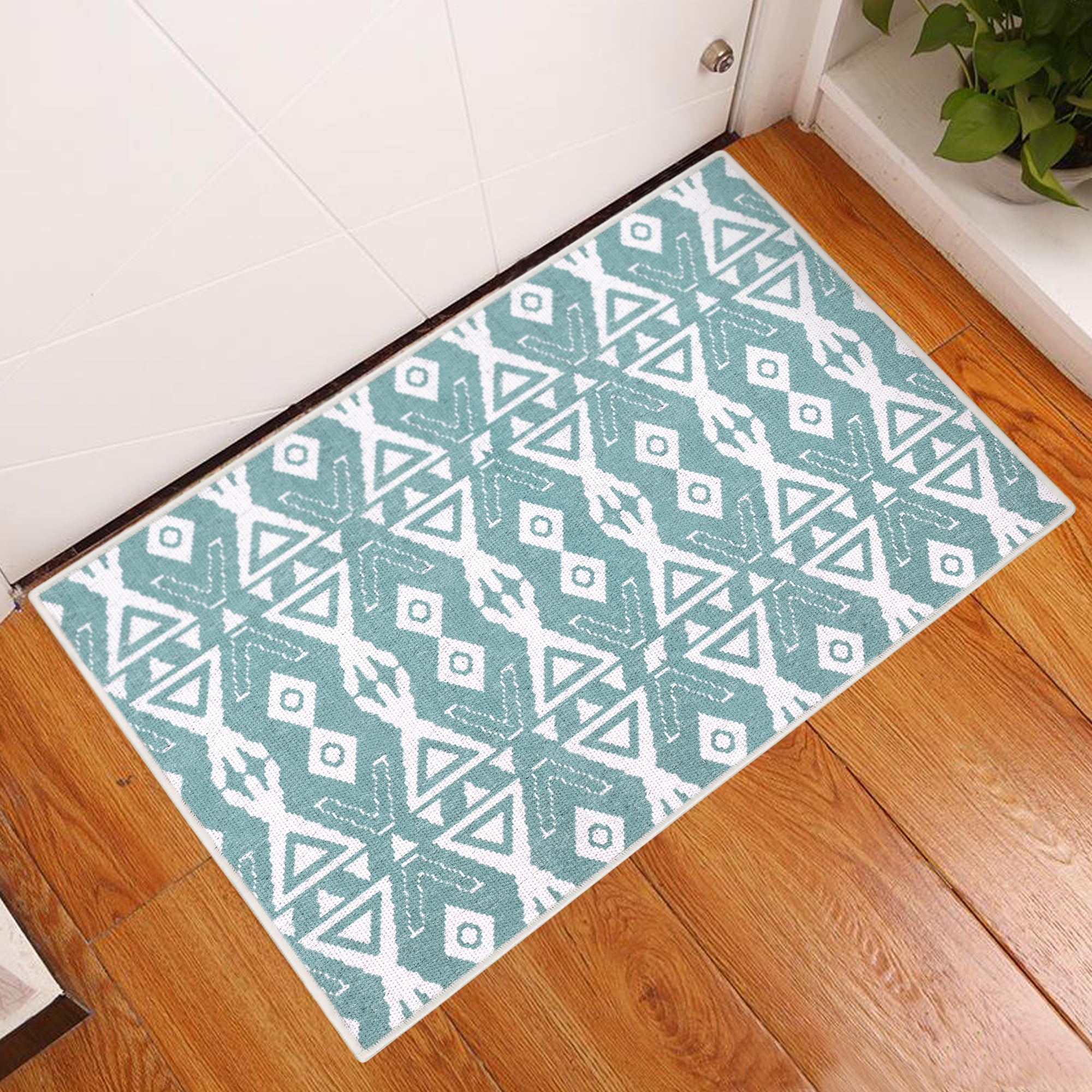 Sussexhome Hairband Collection 2 x 3 Foot Heavy Duty Low Pile Rug ...