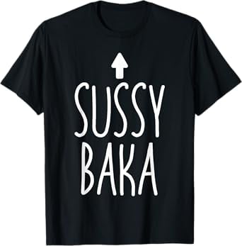 Sussy Baka Sus Arrow Funny Gaming Impostor Meme T-Shirt - Walmart.com