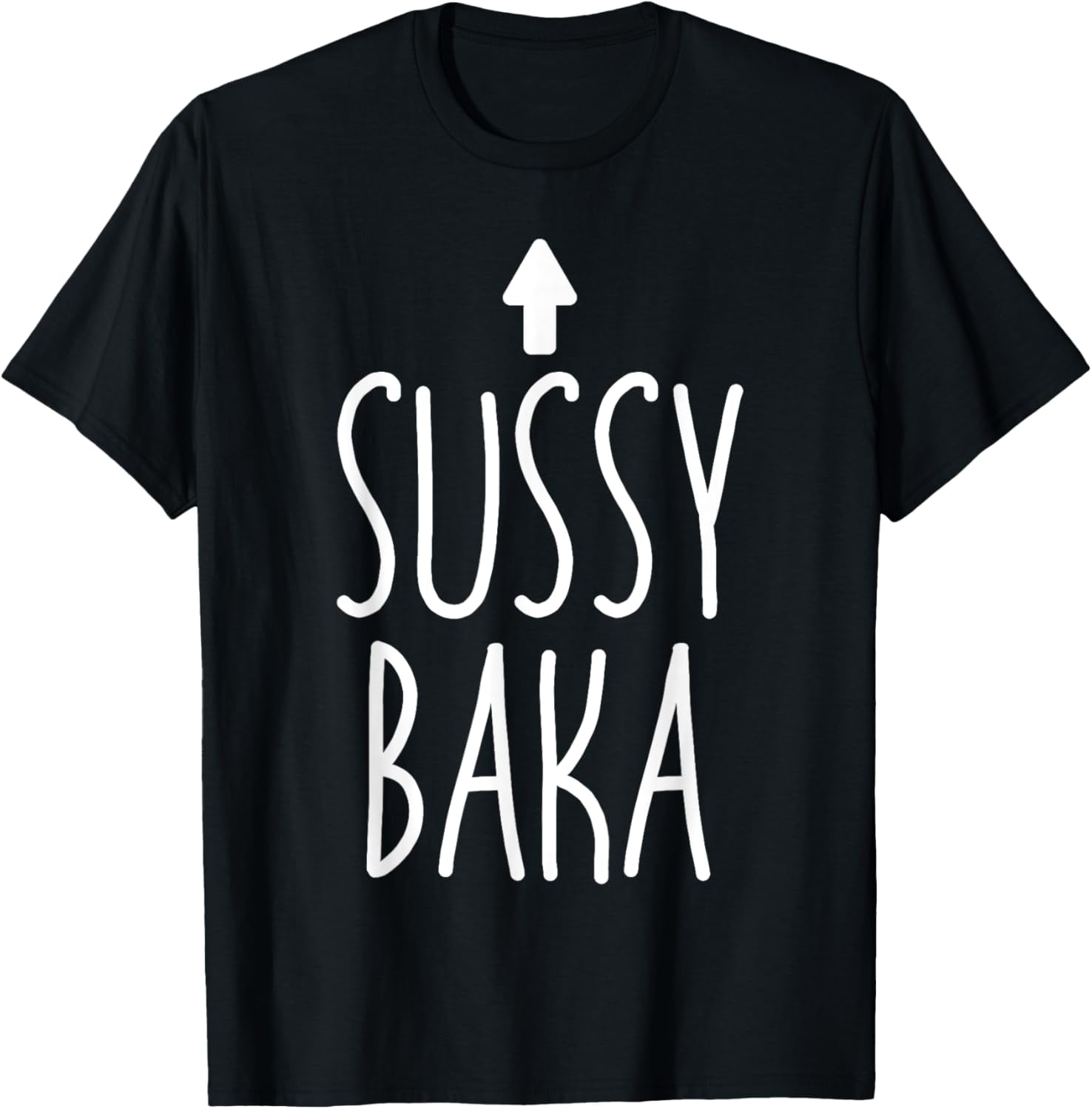 Sussy Baka Sus Arrow Funny Gaming Impostor Meme T-Shirt - Walmart.com